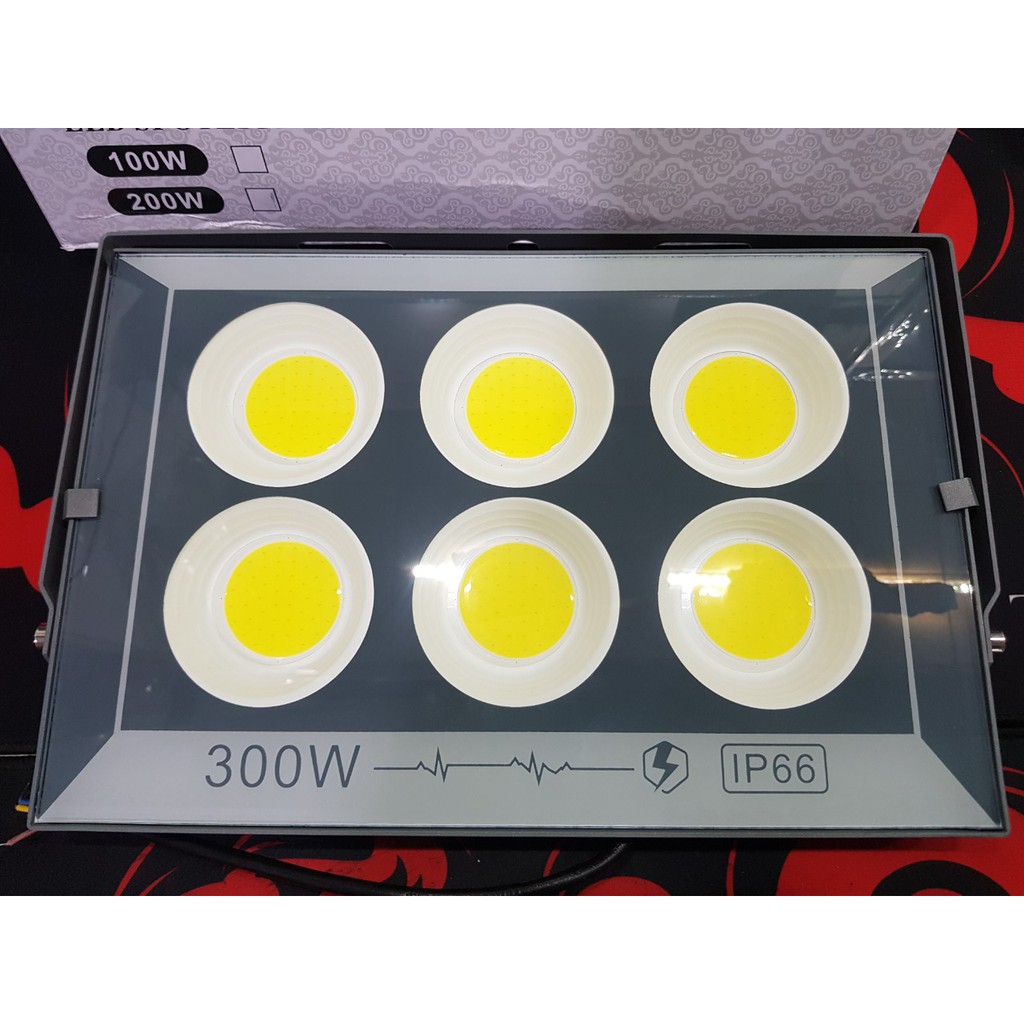 Đèn pha LED 300W mỏng ánh sáng trắng | Shopee Việt Nam