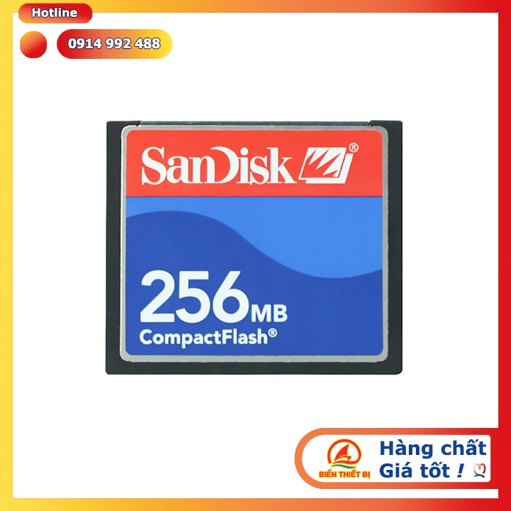 Thẻ nhớ 256MB Sandisk CompactFlash - CF memory Card cho máy CNC - máy ...