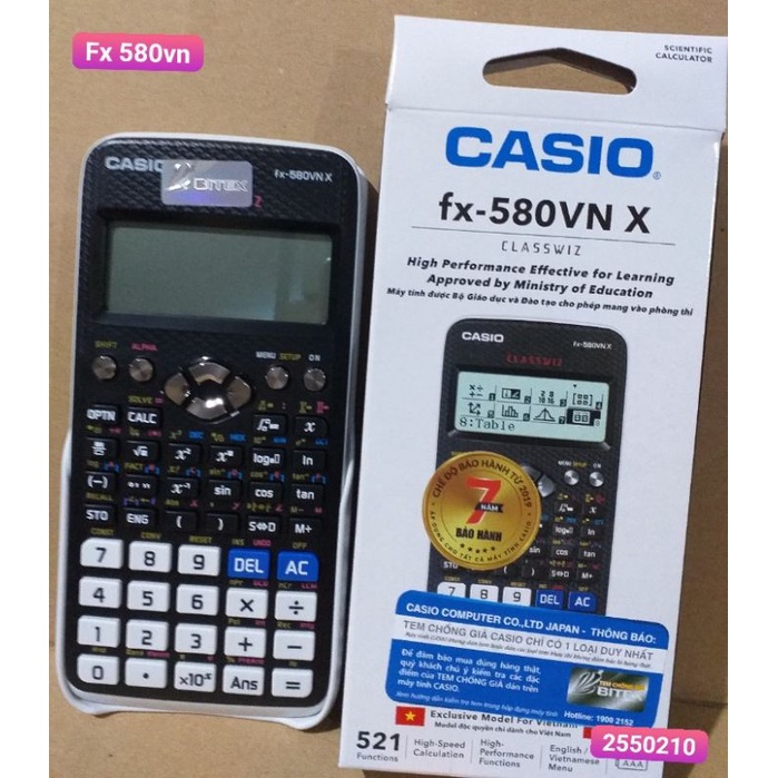 máy tính casio 580vn | Shopee Việt Nam