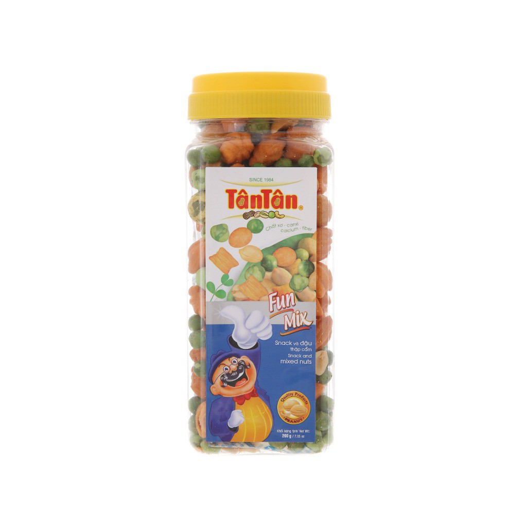 Snack Và Đậu Thập Cẩm Tân Tân Snack and Mixed Nuts (Hủ 190g) | Shopee ...