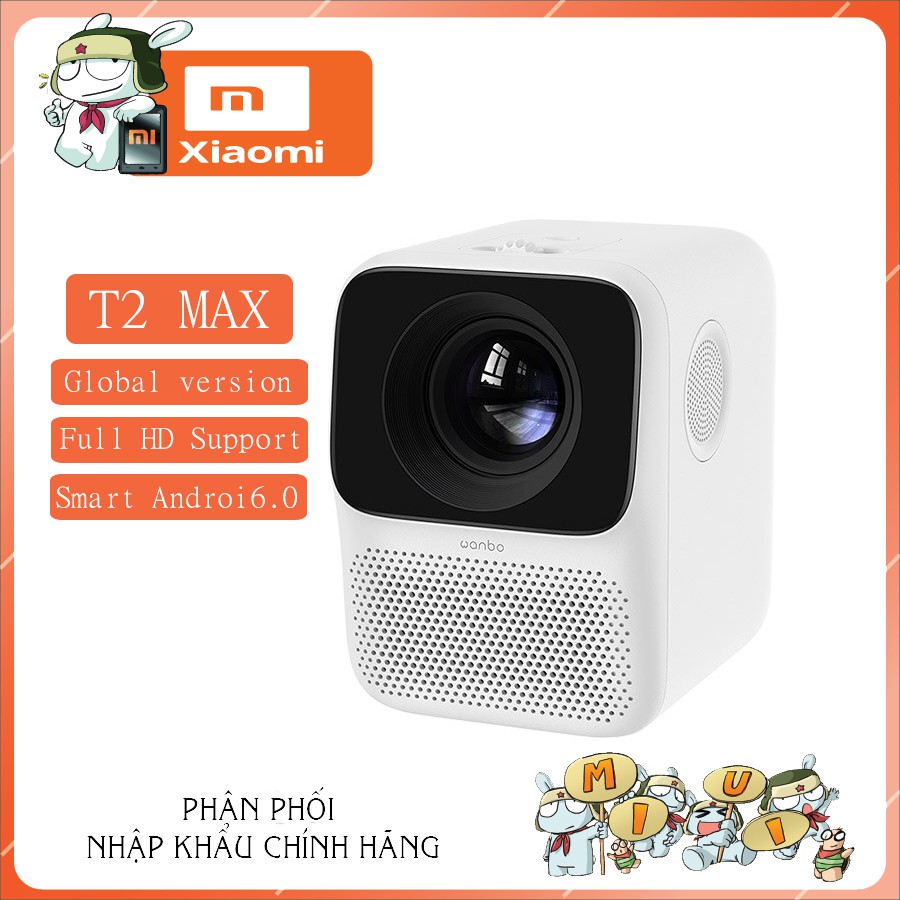 Máy chiếu xiaomi T2 max plus quốc tế 1080p - Máy chiếu Xiaomi mini T2 ...