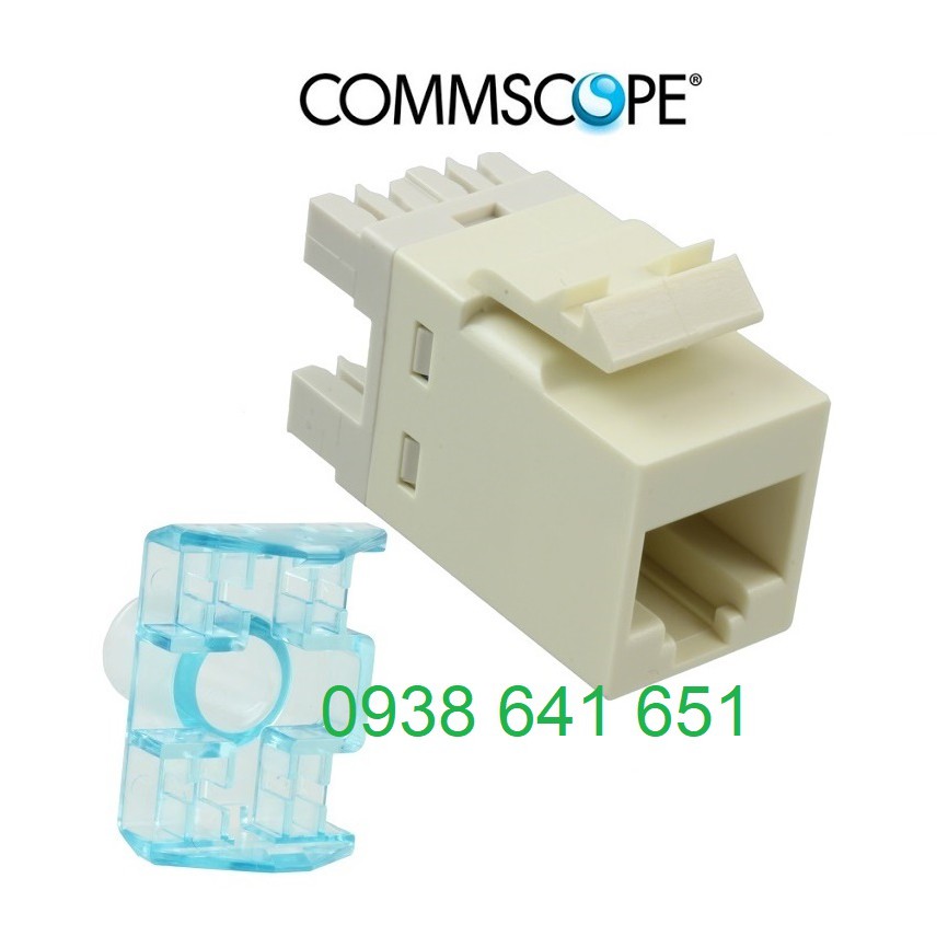 Ổ cắm mạng RJ45 cat5e – Modular Jack Cat5e chính hãng AMP/Commscope ...