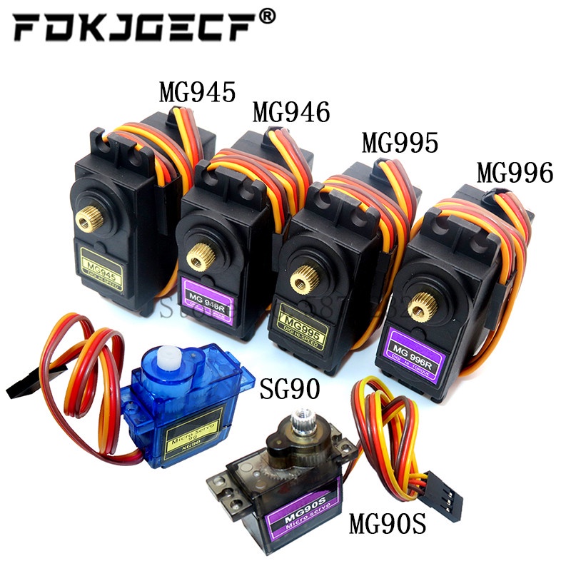 Động Cơ Servo SG90 MG90S MG945 MG946 MG995 MG996 Cho Máy Bay Điều Khiển ...