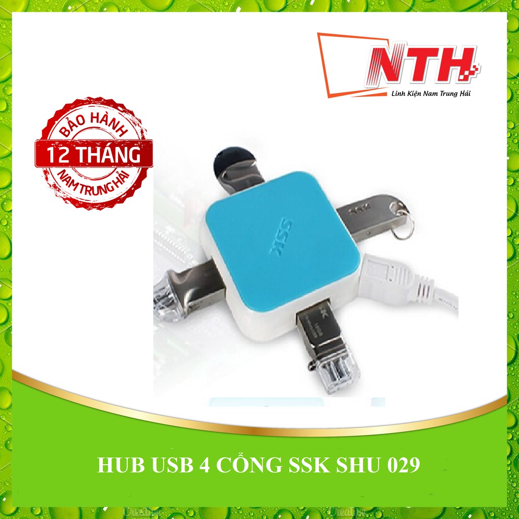 HUB USB 4 CỔNG SSK SHU 029 | Shopee Việt Nam