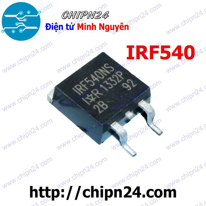 [2 CON] (SOP) Mosfet Dán IRF540 TO-263 33A 100V Kênh N (SMD Dán ...
