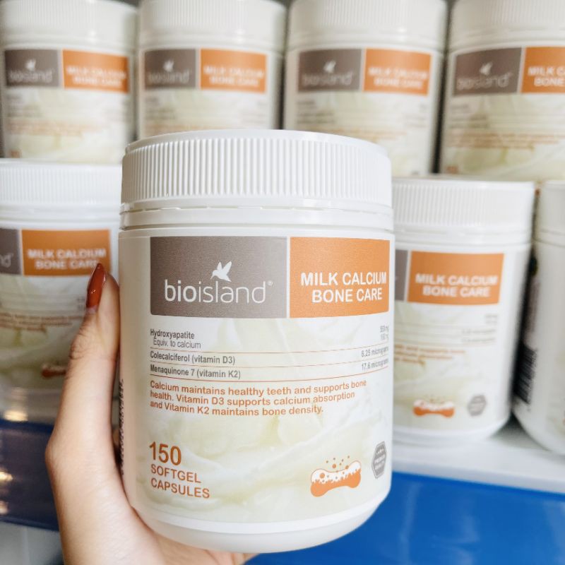 Canxi milk Bioisland Bone Care 150v | Shopee Việt Nam