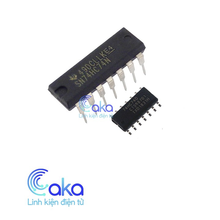IC Logic 74HC74 74HC74 Dual D Flip−Flop with Set and Reset | Shopee ...