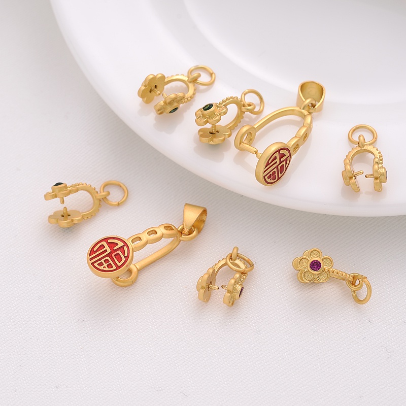 Khóa Kẹp Dây Chuyền Bằng Đồng Mạ Vàng 18K diy An Toàn Tiện Dụng | Shopee Việt Nam