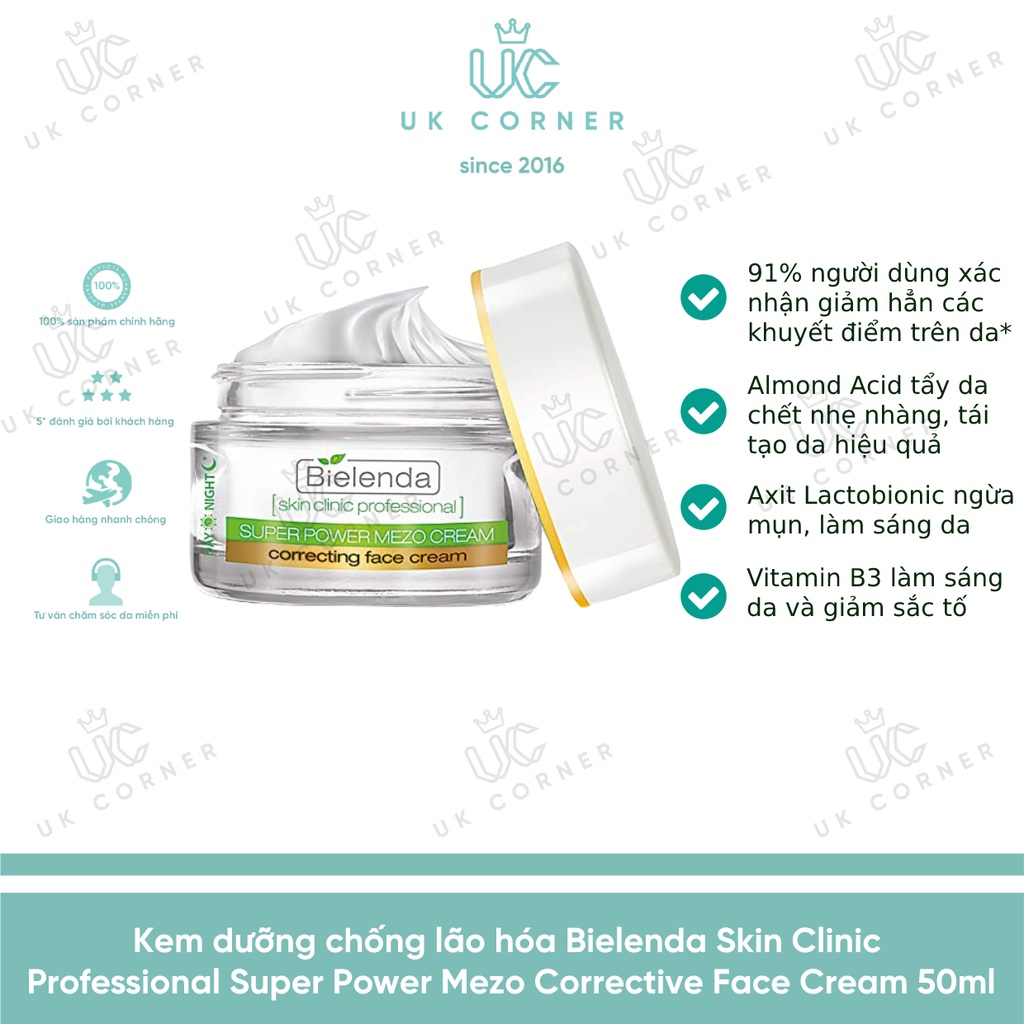 [Bill UK] Kem dưỡng chống lão hóa Bielenda Skin Clinic Professional ...
