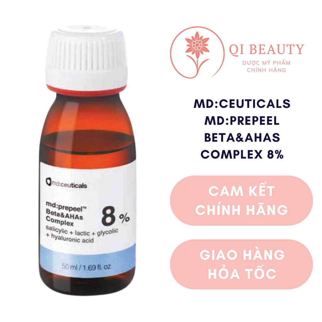 Md:ceuticals MD:PREPEEL BETA&AHAS COMPLEX 8% - Dung dịch peel giúp kiểm ...