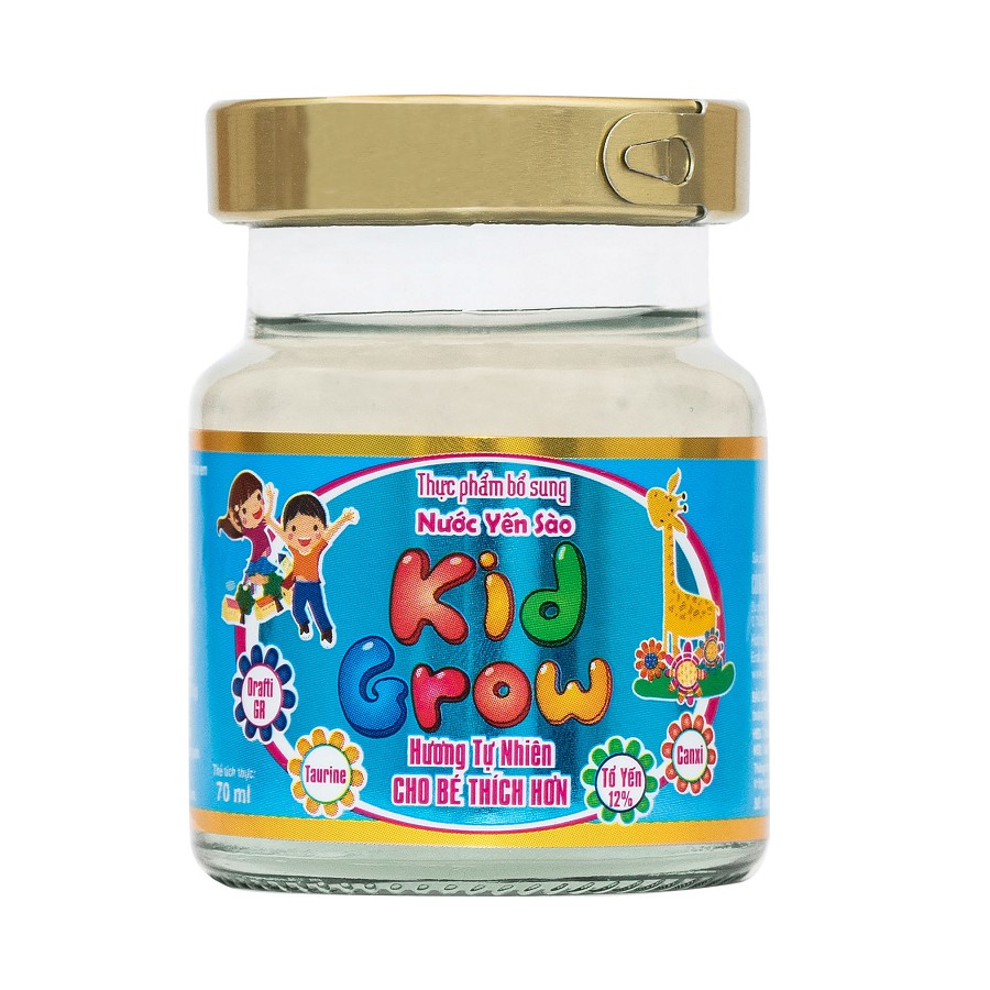 NƯỚC YẾN SÀO KID GROW - HƯƠNG TỰ NHIÊN (Lọ 70ml) | Shopee Việt Nam