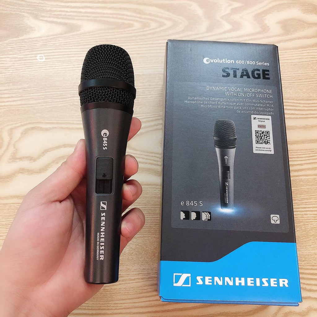 Micro Dynamic SENNHEISER E845S Vocal Microphone Chính hãng | Shopee Việt Nam