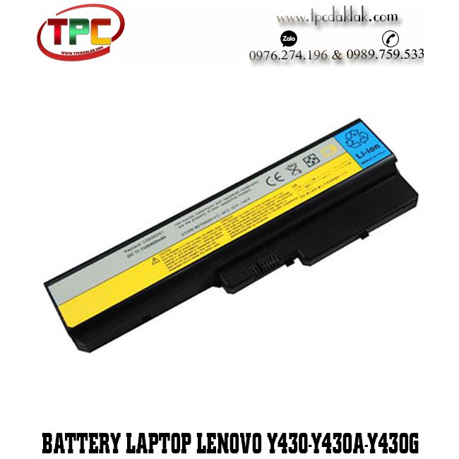 Pin Laptop Lenovo Y430 - Y430A - Y430G Original| Battery Laptop Lenovo Y430 - Y430A - Y430G ...