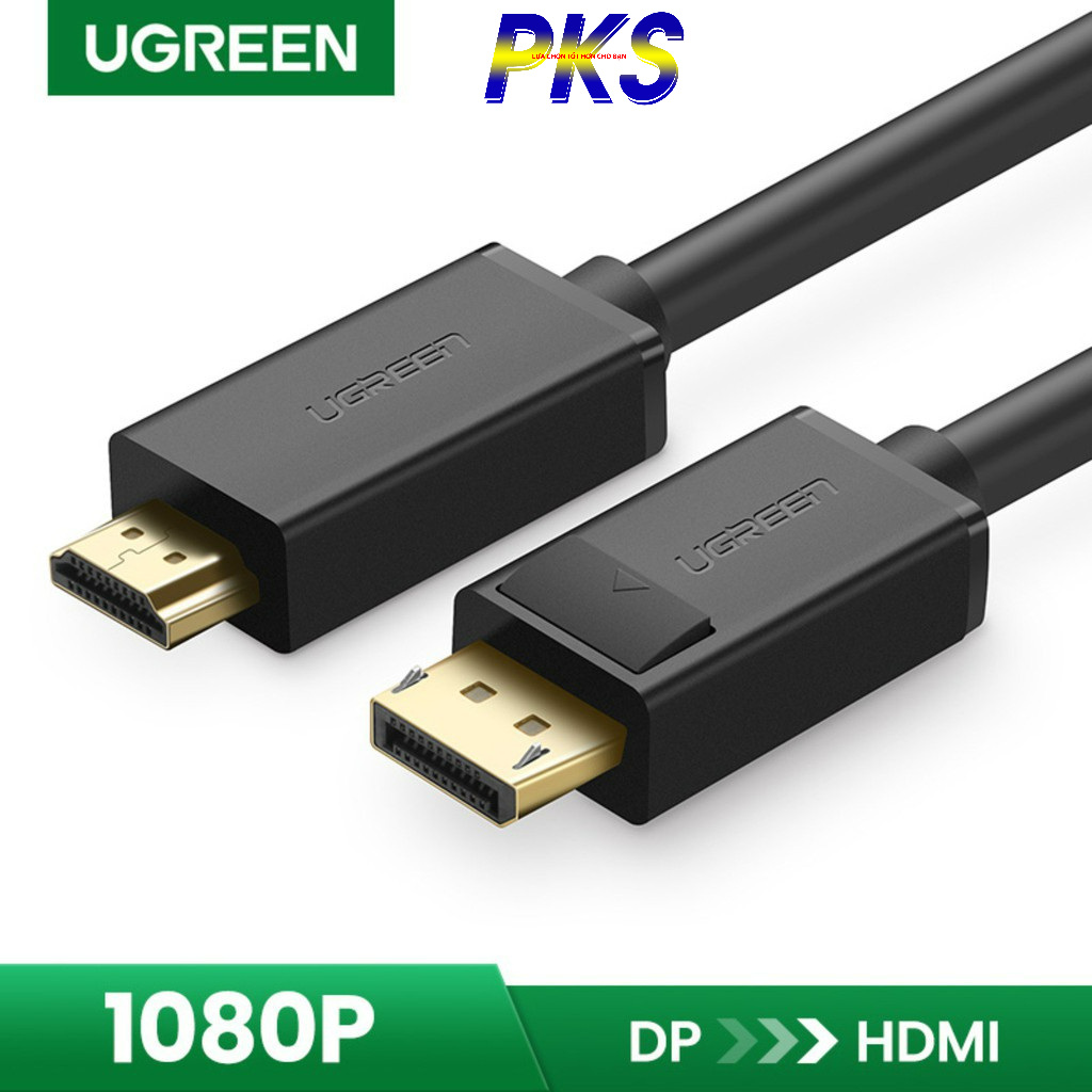 Cáp Chuyển Displayport Sang HDMI 1.5M Ugreen 10239 - UGREEN 10239 | Shopee Việt Nam
