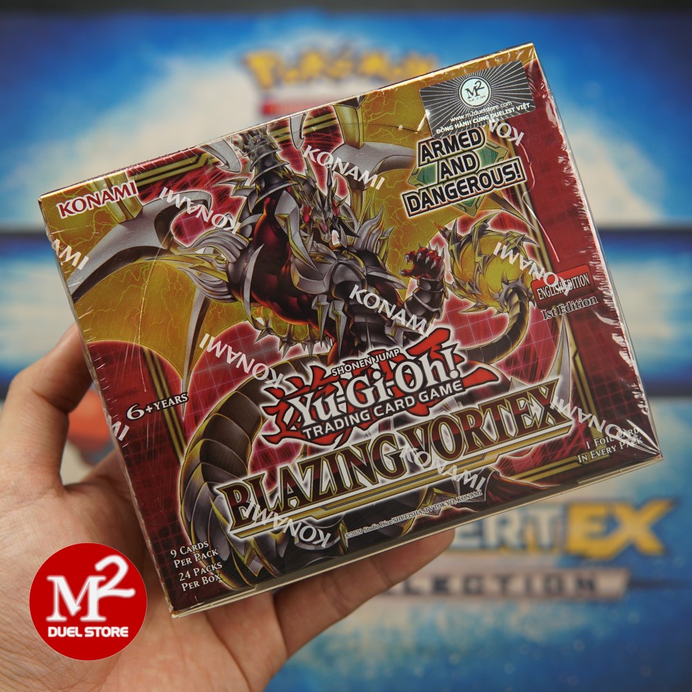 Hộp thẻ bài Yugioh Blazing Vortex Booster Box - 24 Booster Packs - Nhập ...