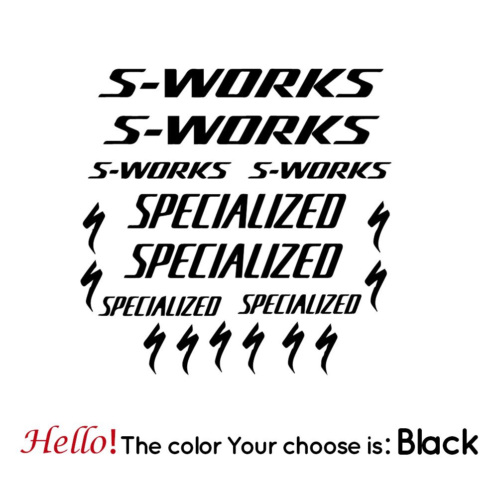 Sticker logo S-Works Dán Trang Trí Khung Xe Đạp | Shopee Việt Nam