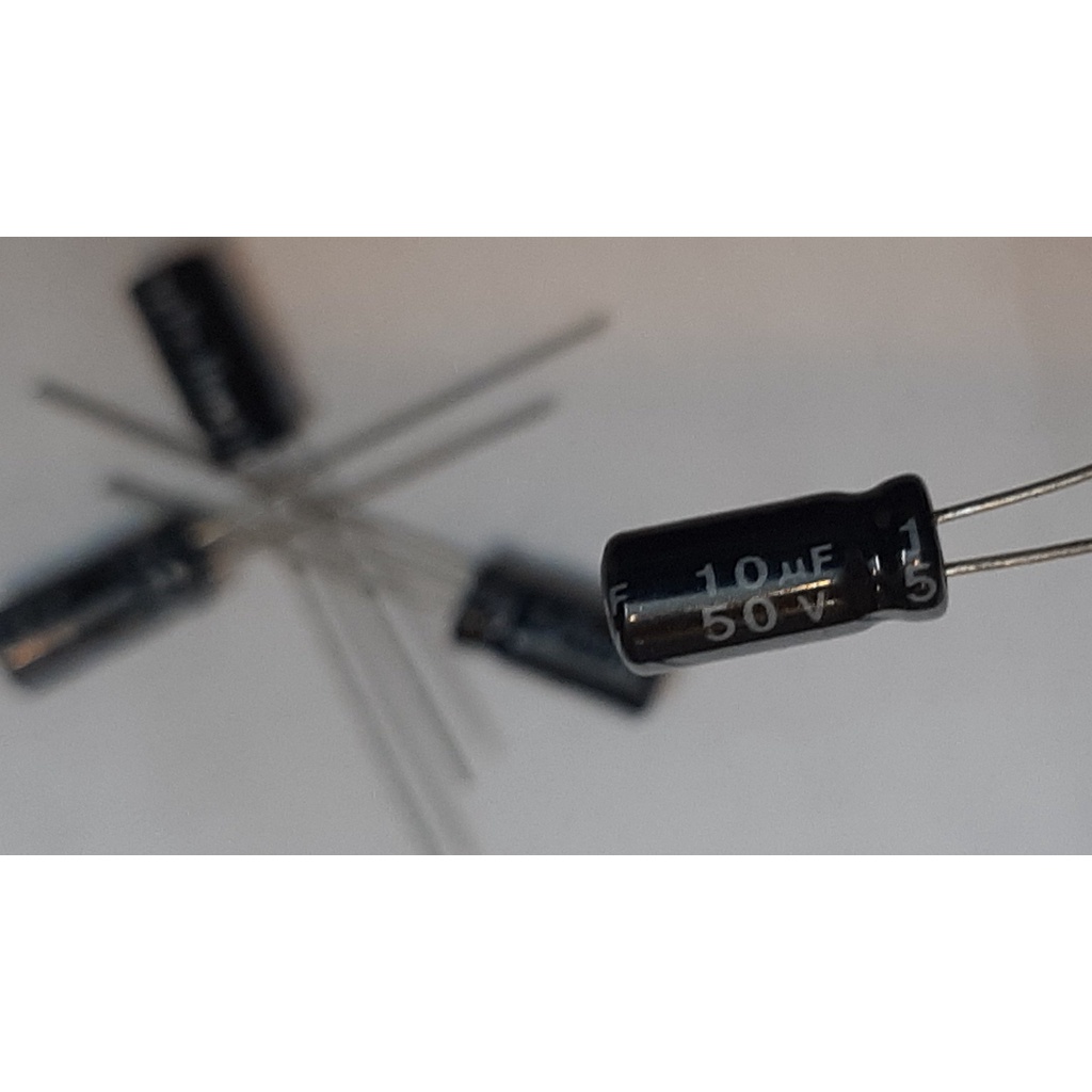 Tụ hóa 10uF/50V, Tụ phân cực 10uF/50V (bộ 3 con) | Shopee Việt Nam