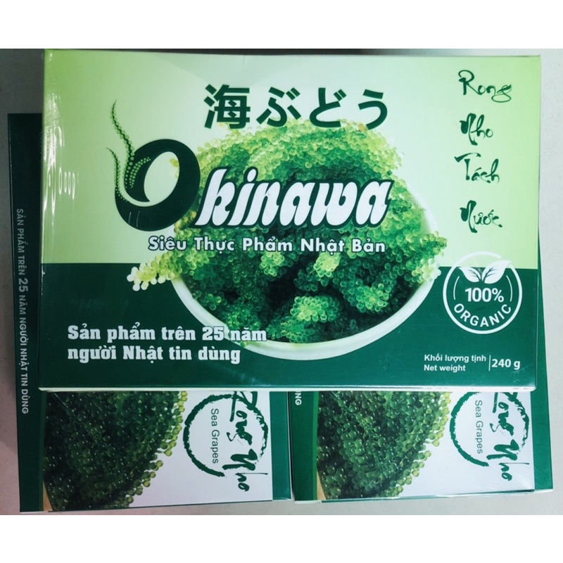 RONG NHO OKINAWA 200g-240g[10gói] | Shopee Việt Nam