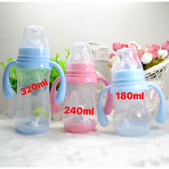 [ HÀNG CHÍNH HÃNG ] Bình sữa cổ rộng cảm ứng nhiệt (báo nóng) 180ml/240ml/320ml | Shopee Việt Nam