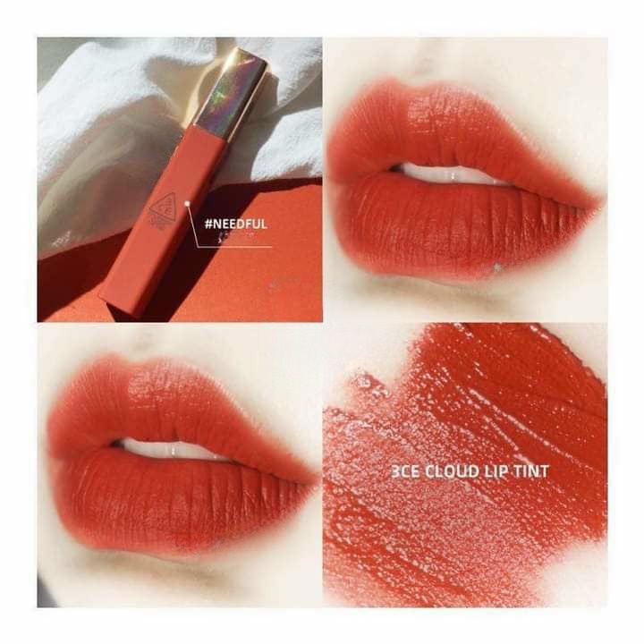 Son Kem 3CE Needful - Cloud Lip Tint (Cam Cháy) | Shopee Việt Nam