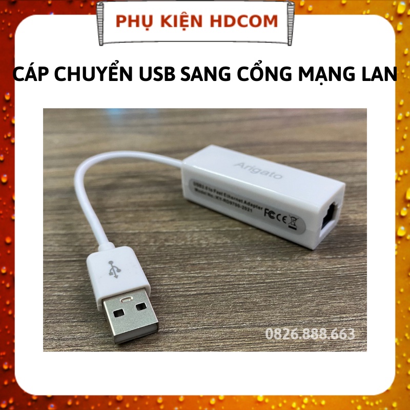 Cáp chuyển USB sang LAN, dây chuyển USB to LAN 2.0 nhỏ gọn | Shopee Việt Nam