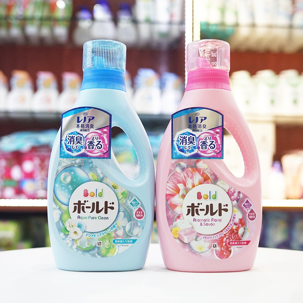 [NEW] Nước giặt xả 2 in1 Bold P&G, màu xanh hương nắng mai và màu hồng ...