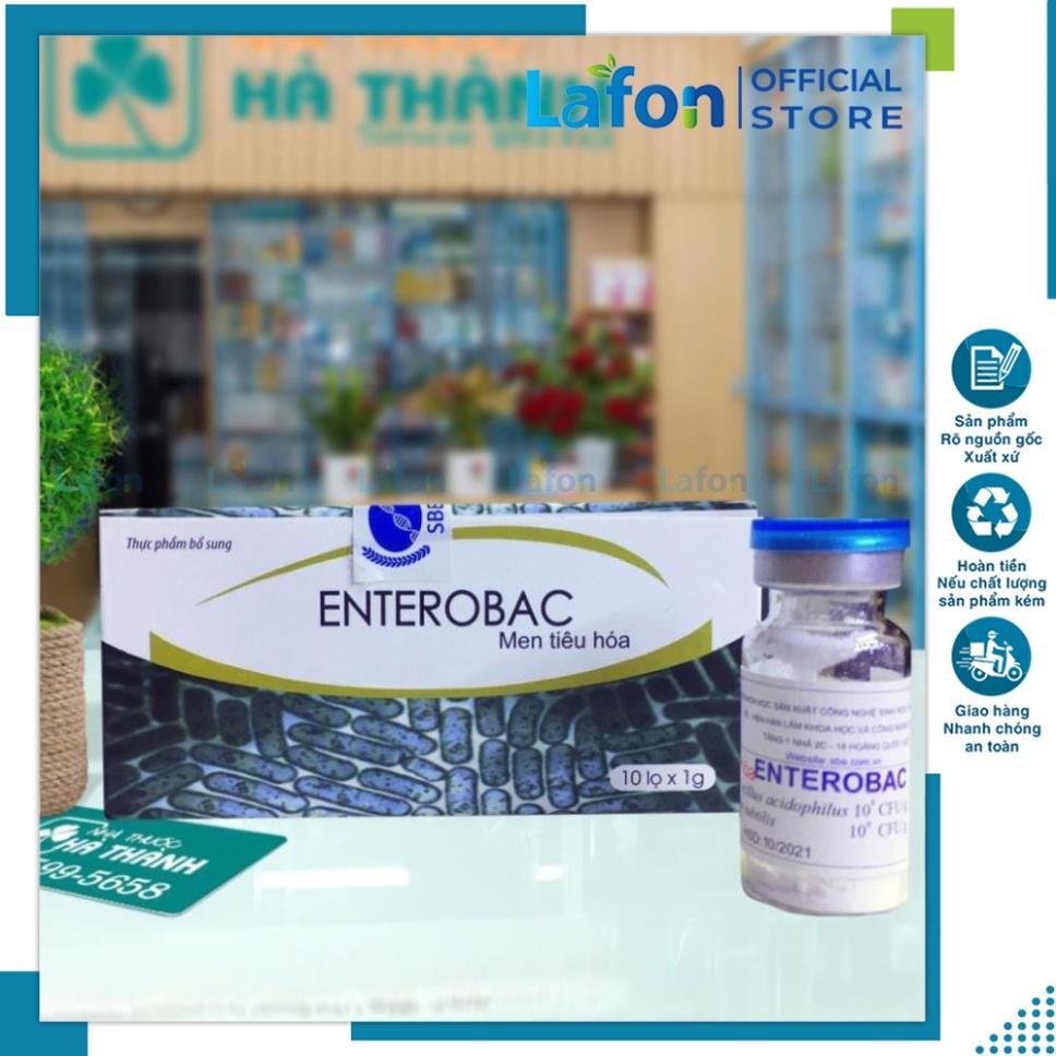 Men tiêu hóa Enterobac - Hộp 10 lọ | Shopee Việt Nam