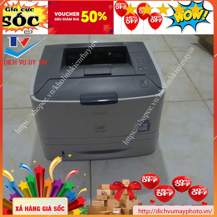 Máy in cũ Canon LBP 6300dn in 2 mặt tự động hộp mực to in lâu dài bảo ...