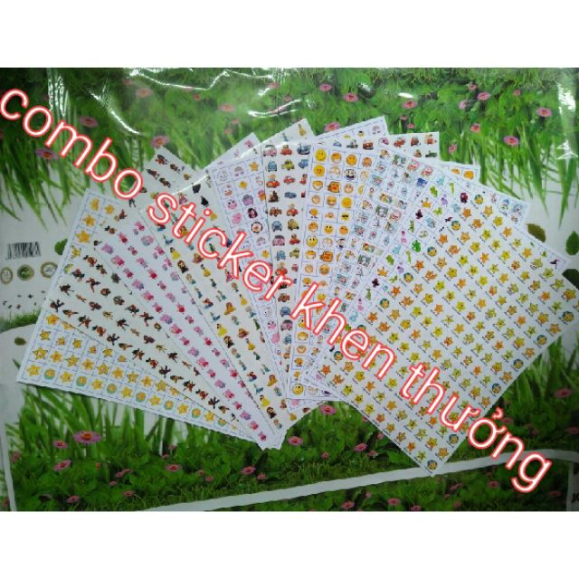 STICKER KHEN THƯỞNG (mix mẫu) | Shopee Việt Nam