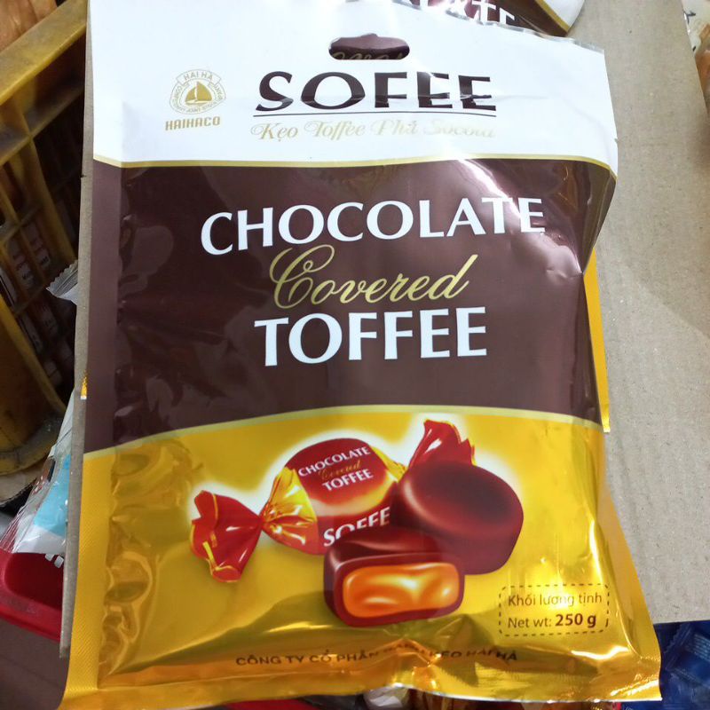 Kẹo Toffee phủ socola Hải Hà sofee 250g | Shopee Việt Nam