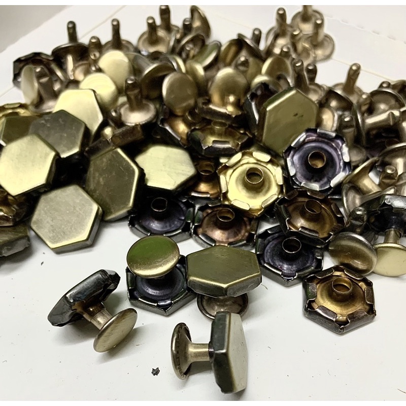 20 Nút tán (rivet) 2 chi tiết màu đồng và vàng. | Shopee Việt Nam