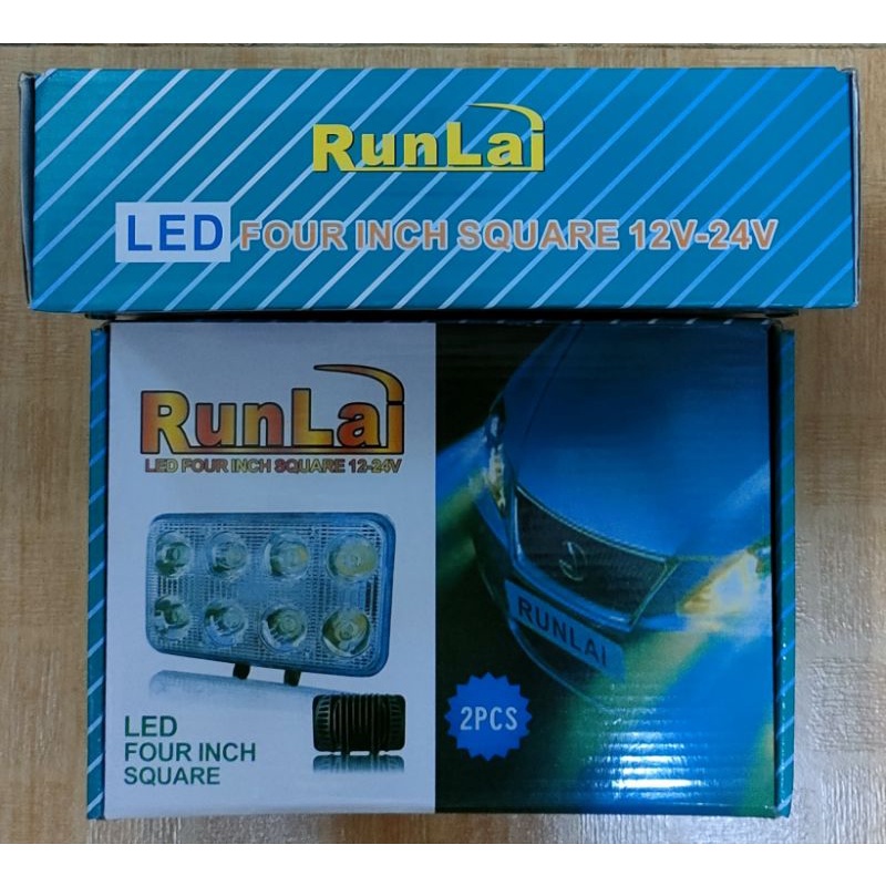 Đèn LED RunLai 8 bóng trợ sáng , giá 1 cặp 2 cái | Shopee Việt Nam