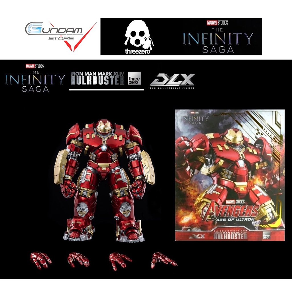 Mô Hình Threezero Hulkbuster DLX Iron Man Mark XLIV MK-44 Avengers ...