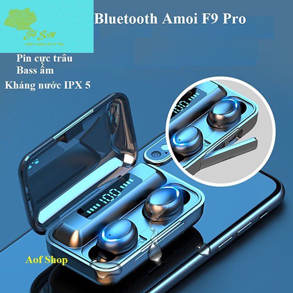 Tai nghe True Wireless Amoi F9 PRO Bluetooth 5.0 | Bản Quốc Tế | Cảm Ứng | Chống Nước | Shopee ...