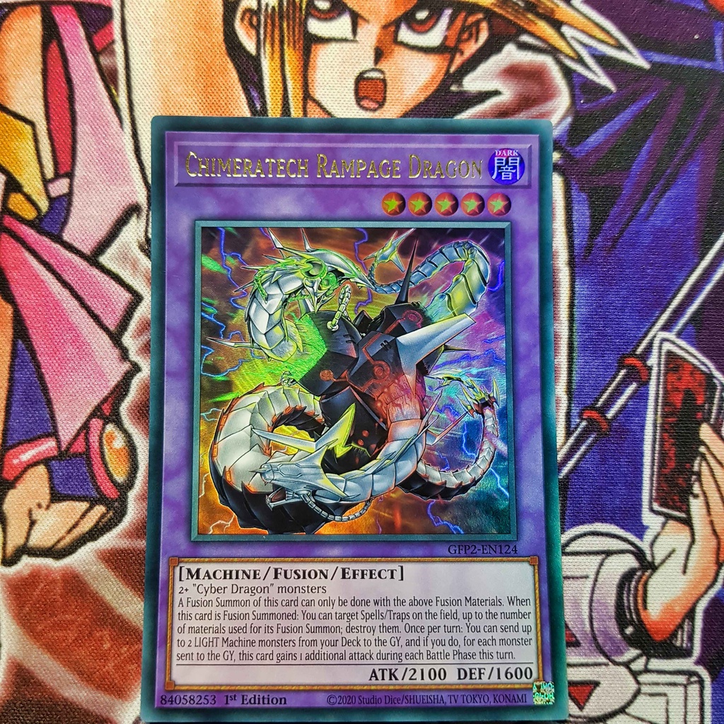 Thẻ bài Yugioh chính hãng | Chimeratech Rampage Dragon | GFP2 Ultra ...