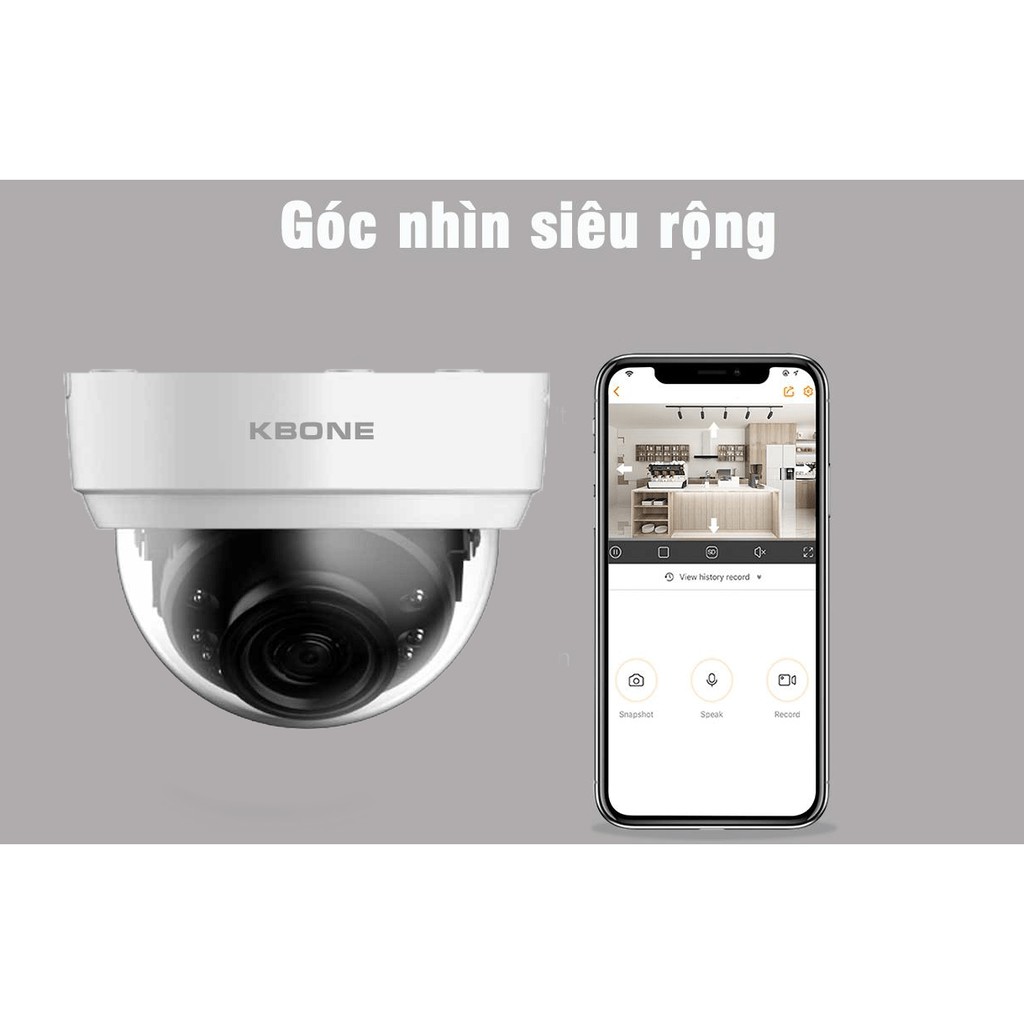 Camera IP Wifi Dome 2.0MP KBONE KN-2002WN- HÀNG CHÍNH HÃNG | Shopee ...