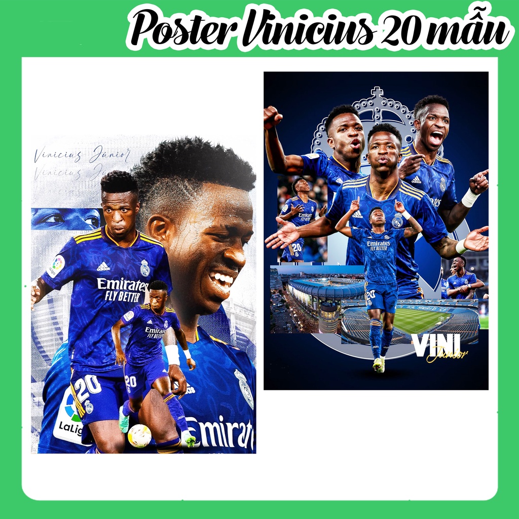 Poster Vinicius Vini Jr, Ảnh Dán Tường Vinicius Vini Jr Cực Đẹp, Poster ...