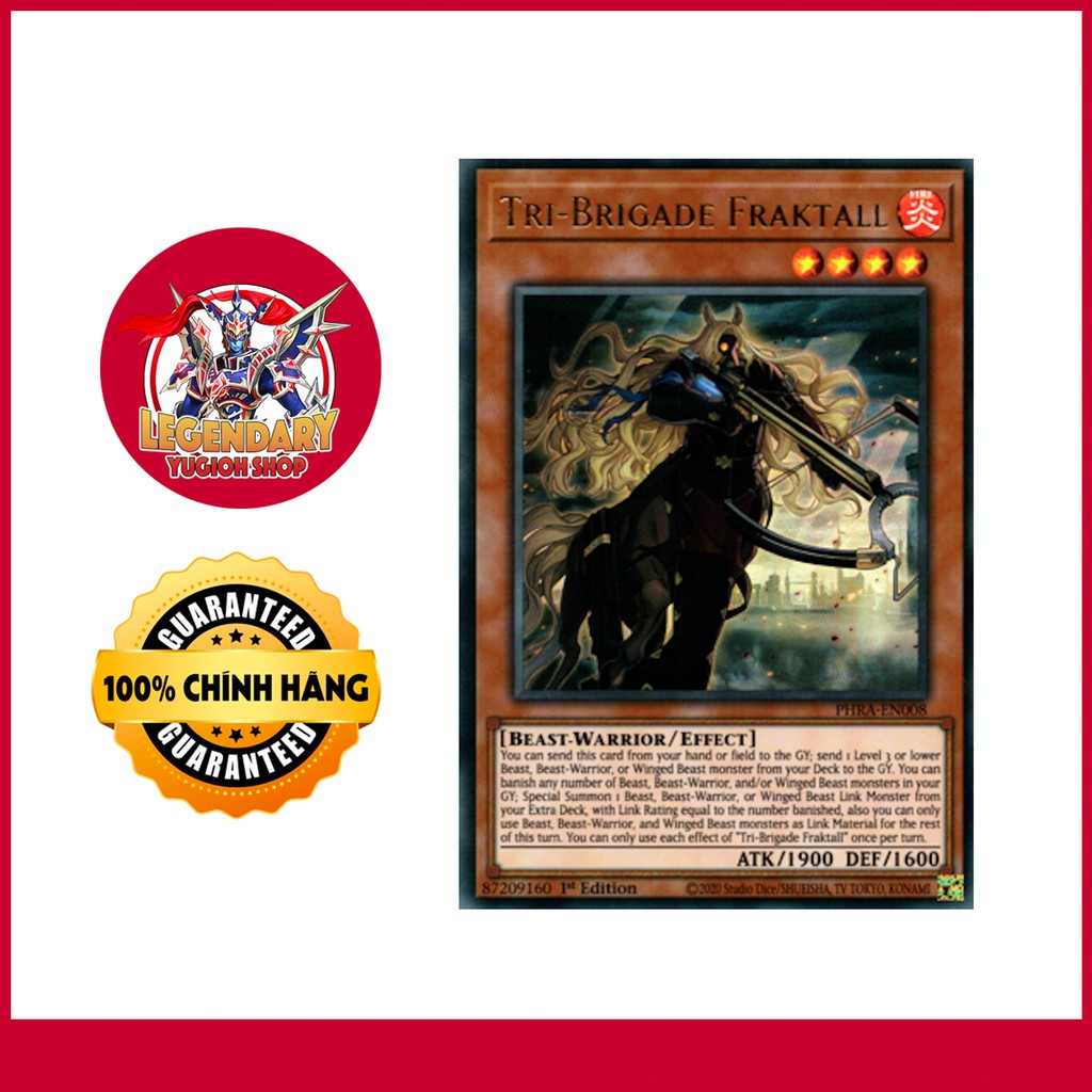 [Thẻ Bài Yugioh Chính Hãng] Tri-Brigade Fraktall | Shopee Việt Nam