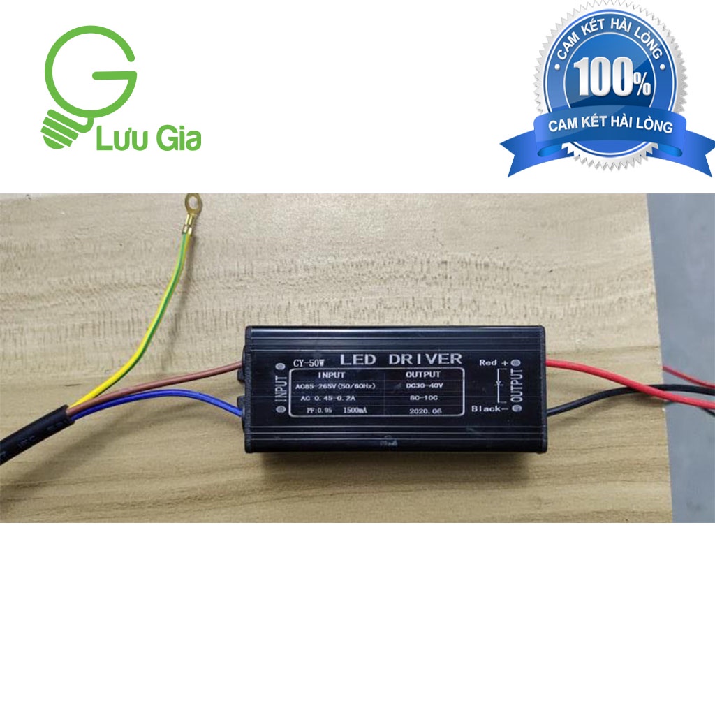 Tăng Phô Nguồn Driver Led 50W Dùng Cho Đèn Pha, Đèn Đường Led | Shopee ...