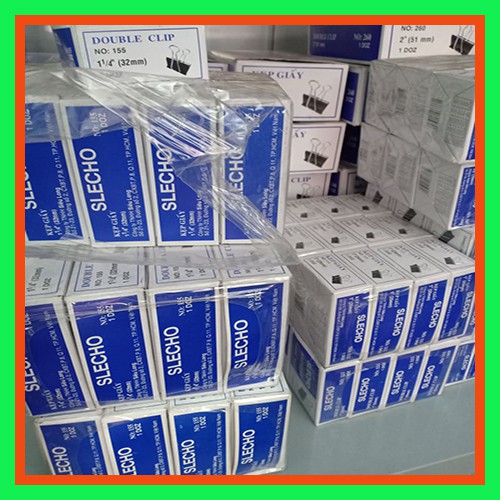 [Bán Sỉ]:Hộp 12C Kẹp Bướm Đen-Kẹp giấy Slecho 15mm/19mm/25mm/32mm/41mm/51mm-12c/Hộp | Shopee ...