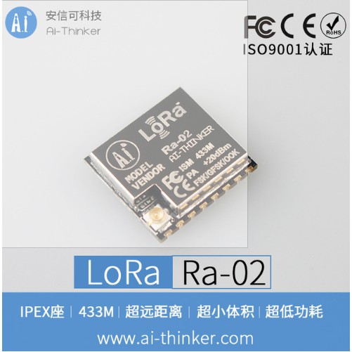 Esp8266 ESP32 433M Mô-đun Bluetooth không dây Lora SX1278 Ra-02 Ổ cắm ...