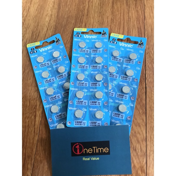 Vỉ 10 viên pin VINNIC AG7 SR927SW 395 926 927 chính hãng | Shopee Việt Nam