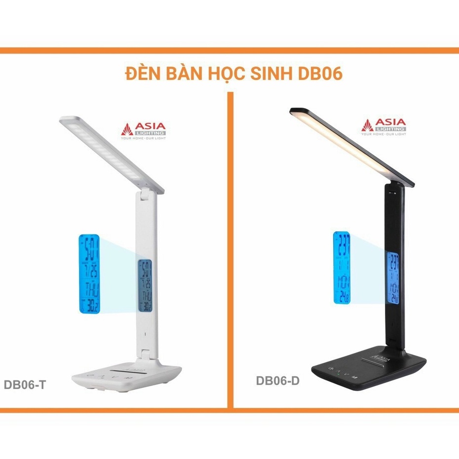Đèn Bàn Học Sinh Chính Hãng ASIA DB06 Đèn led 3 màu ánh sáng,Bảo Hành 2 ...
