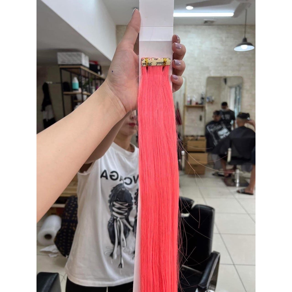 Tóc line dán làn từ sợi protein, tóc hight light dính HÀNG LOẠI 1 uốn ...