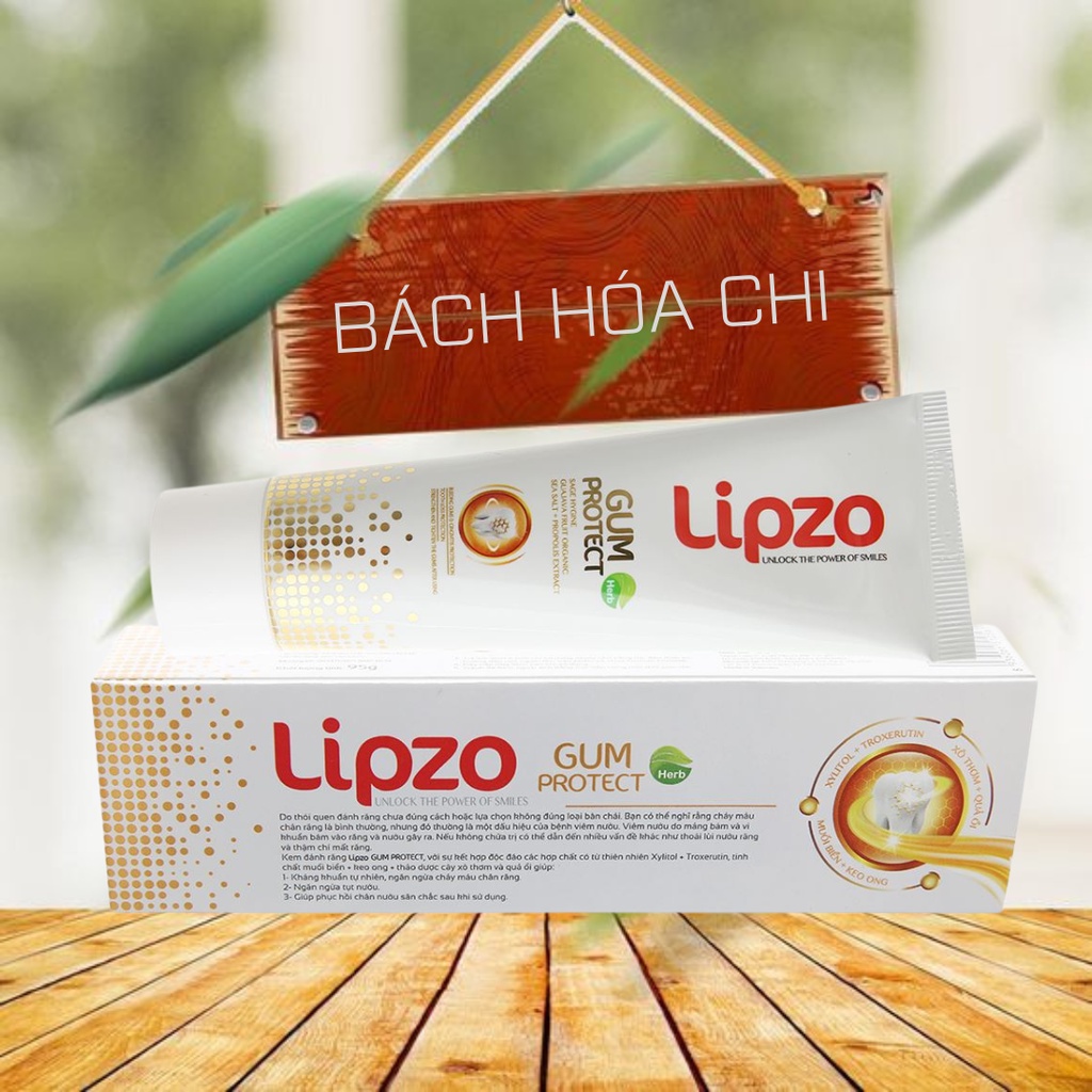 Kem đánh răng Lipzo Herb Gum Protect 95g | Shopee Việt Nam