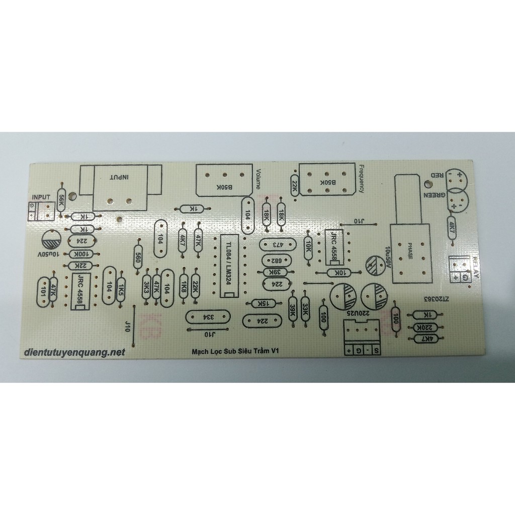 PCB Mạch Lọc Sub TL084 Phiên Bản V1 - 1 Cái | Shopee Việt Nam
