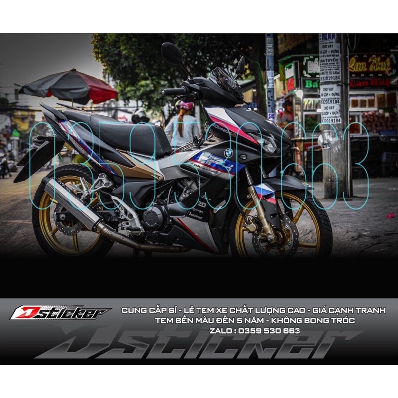 Tem rời Crom winner X đen bạc - mẫu HP4 xanh đỏ | Shopee Việt Nam