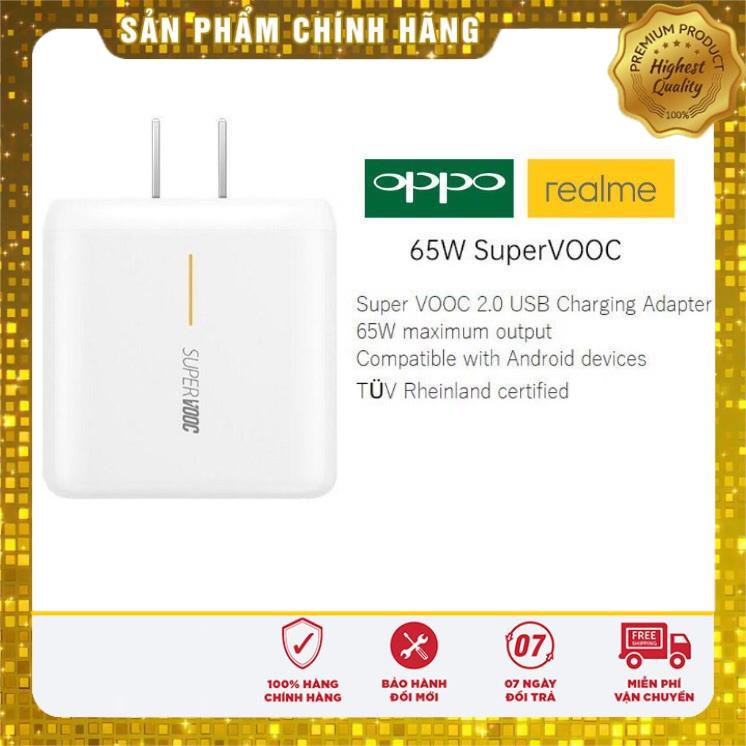 Bộ Sạc Nhanh OPPO Reno ACE Super VOOC 2.0 65W - Cáp USB-C Chính Hãng PKTC | Shopee Việt Nam