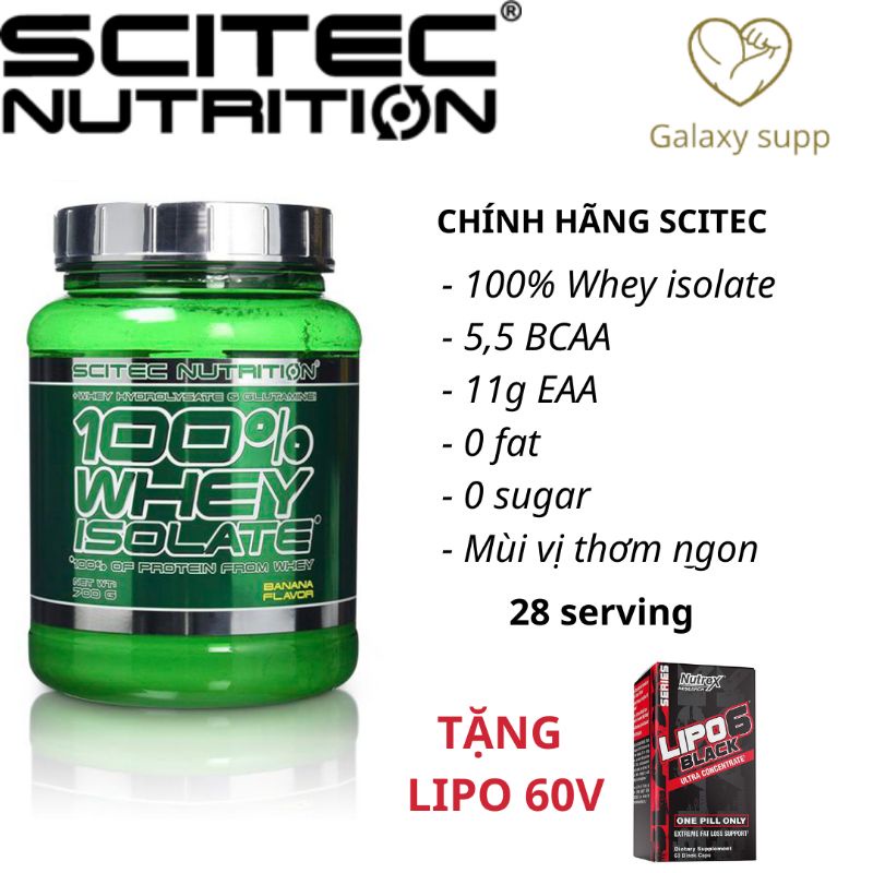SCITEC WHEY PROTEIN 100% ISOLATE TĂNG CƠ ĐẲNG CẤP 700G | Shopee Việt Nam
