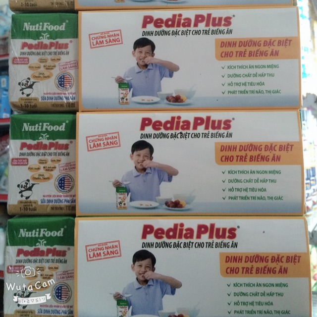 Sữa bột pha sẵn Pedia plus 110ml Nutifood (thùng 48 hộp) | Shopee Việt Nam